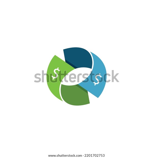 Money Exchange Logo Template Dollar Logo Stock Vector (Royalty Free ...