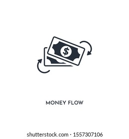 Money Flow Icon Simple Element Illustration Stock Vector (Royalty Free ...
