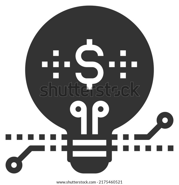 Money Idea Icon Business Vector Illustration Stock Vector (Royalty Free ...