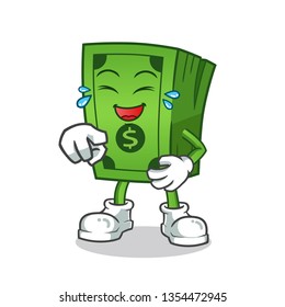 Money Laughing Loudly Mascot Vector Cartoon Stock Vector (Royalty Free ...