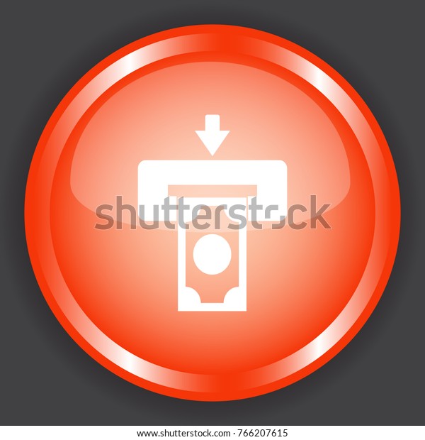 Money Machine Icon 3d Internet Icon Stock Vector (Royalty Free ...