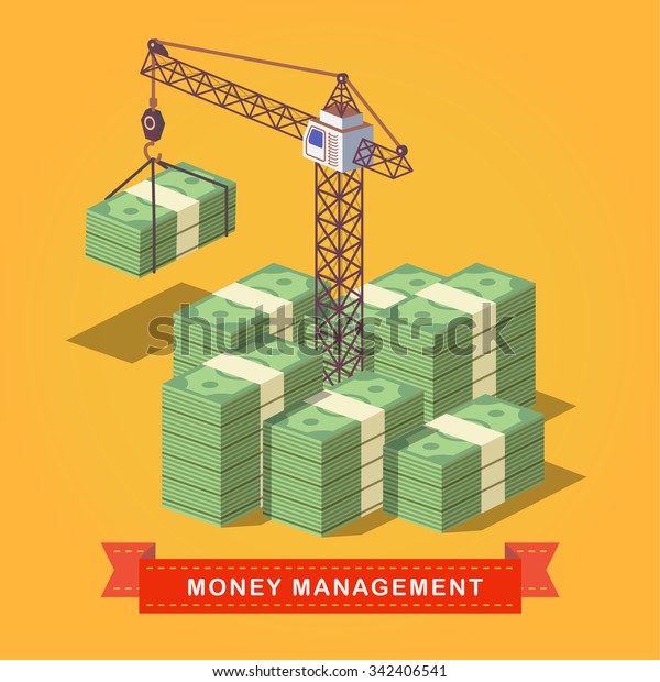 Money Management Vector Illustration Stock Vector (Royalty Free ...