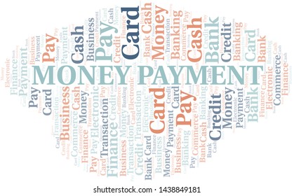 Money Payment Word Cloud Vector Made Stock Vector (Royalty Free ...