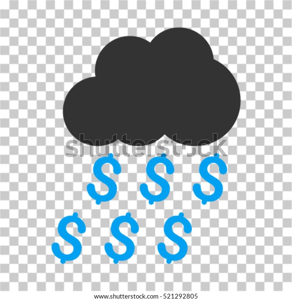 Money Rain Icon Vector Pictogram Style Stock Vector (Royalty Free ...