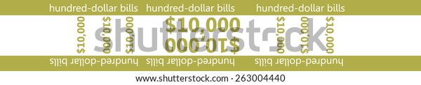 Money Strap Make Easy Organize Your Stock Vector (Royalty Free ...