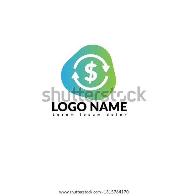 Money Transfer Logo Concept Money Transfer Stock Vector (Royalty Free ...