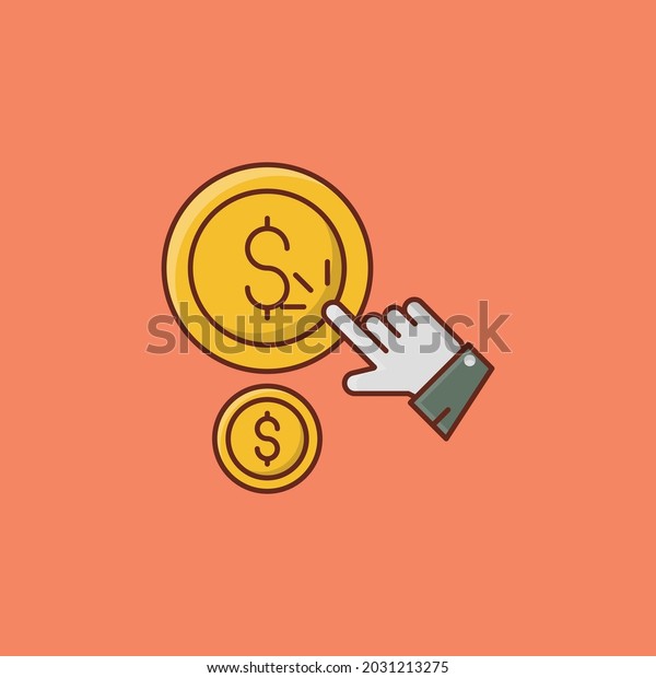 Geld-Vektorgrafik auf transparentem Hintergrund. Symbole in: Stock ...
