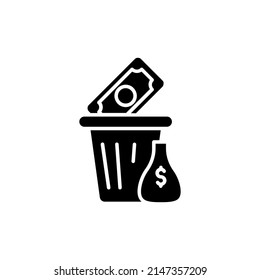 4,358 Money waste icon Images, Stock Photos & Vectors | Shutterstock