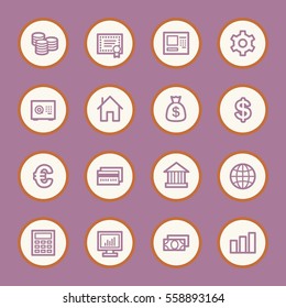 Money Web Icons Stock Vector (Royalty Free) 558893164 | Shutterstock
