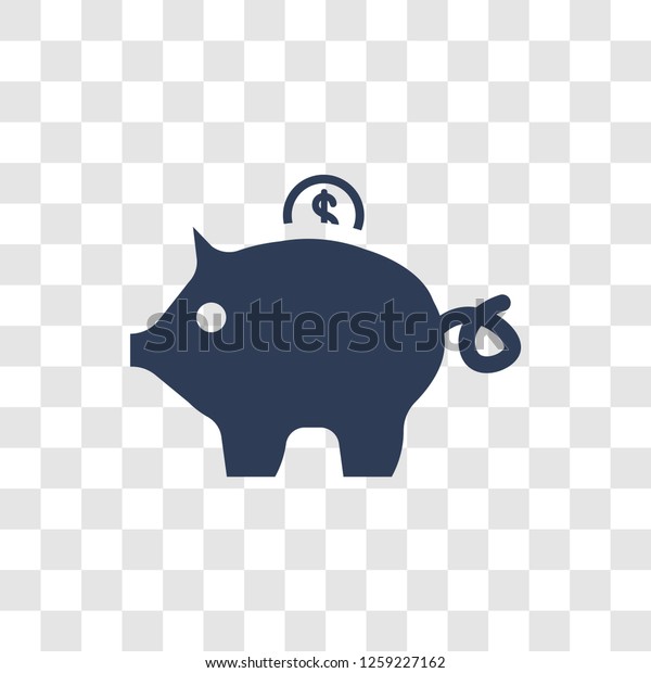 Moneybox Icon Trendy Moneybox Logo Concept Stock Vector (Royalty Free ...