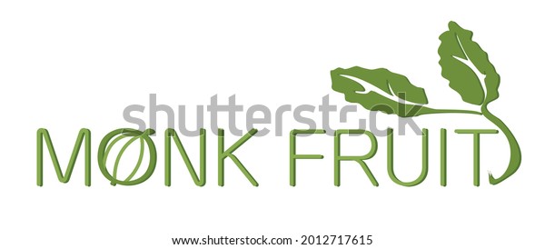 Monk Fruit Logo Luo Han Guo Stock Vector (Royalty Free) 2012717615 ...