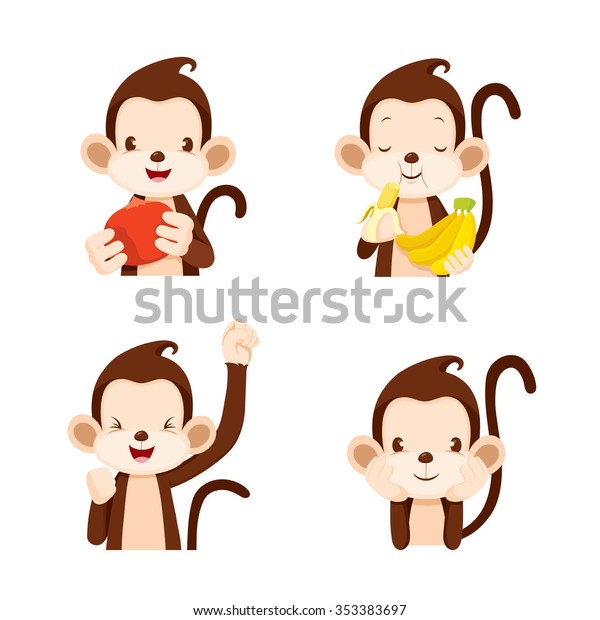 68 Monkey Eating Peach Images, Stock Photos & Vectors | Shutterstock