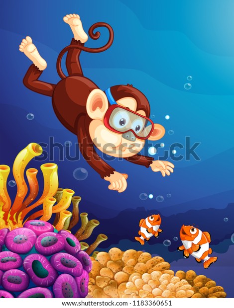 18,455 Monkey Sea Images, Stock Photos & Vectors | Shutterstock