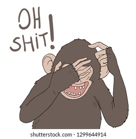 Monkey shit Images, Stock Photos & Vectors | Shutterstock