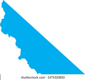 Mono County Map State California Stock Vector (Royalty Free) 1475320850 ...