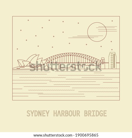 Sydney Harbour Bridge Drawing | Free download on ClipArtMag