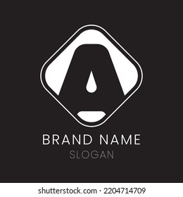 Monochromatic Simple Logo Design Simple Modern Stock Vector (Royalty ...