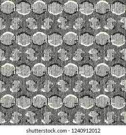 Monochrome Broken Dots Variegated Stroke Textured Stock Vector (Royalty ...