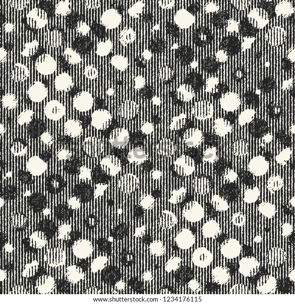 Monochrome Broken Dots Variegated Textured Distressed Stock Vector ...