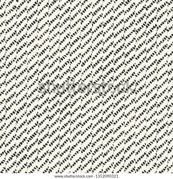 Monochrome Broken Striped Dashed Diagonal Stroke Stock Vector (Royalty ...