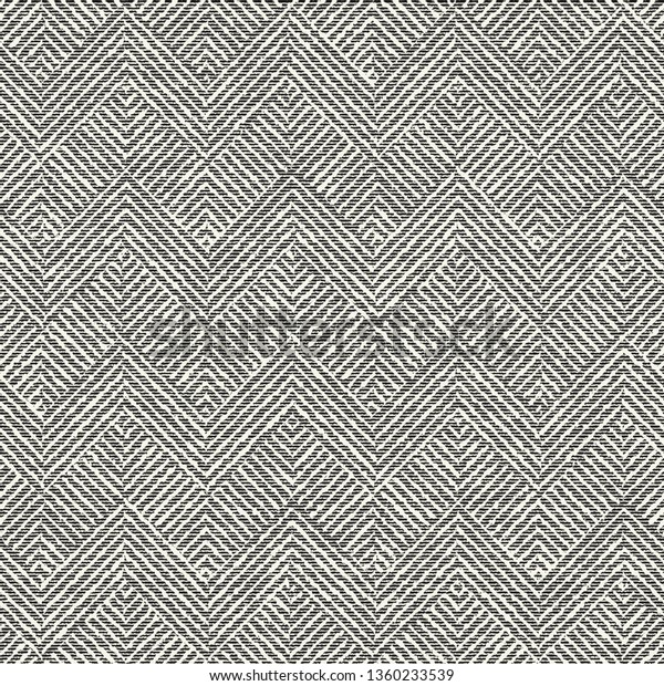 Monochrome Chevron Irregular Dashed Textured Background Stock Vector ...
