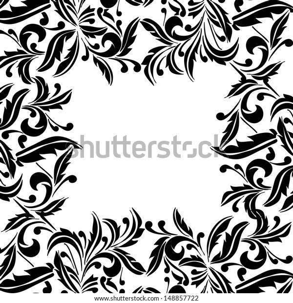 Monochrome Element Design Your Text: vector de stock (libre de regalías ...