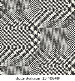 Monochrome Irregularly Woven Effect Textured Geometric: vetor stock ...