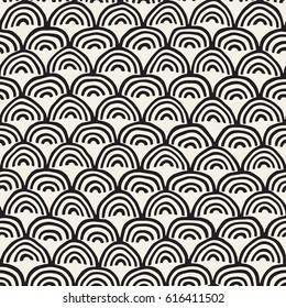 Halftone Waves Background Japanese Seigaiha Ocean Stock Vector (Royalty ...