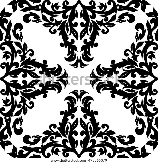 Monochrome Seamless Background Design Your Text Stock Vector (Royalty ...