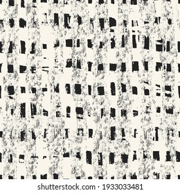 Monochrome Washedout Canvas Effect Textured Pattern Stock Vector ...
