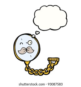 Cartoon Monocle Character Stock Illustration 103591805