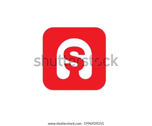 Monogram Anagram Initial Letter S Stock Vector (Royalty Free ...