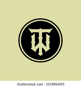 1,111 Tw monogram Images, Stock Photos & Vectors | Shutterstock