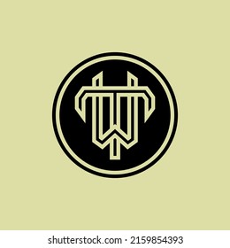 1,111 Tw monogram Images, Stock Photos & Vectors | Shutterstock