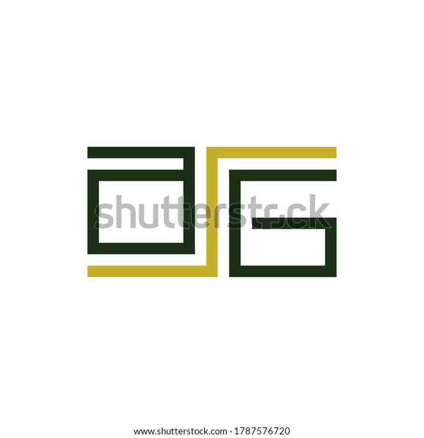 Monogram Letter Asg Logo Design Vector Stock Vector (Royalty Free ...