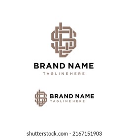 Monogram Letter Dls Logo Template Stock Vector (Royalty Free ...
