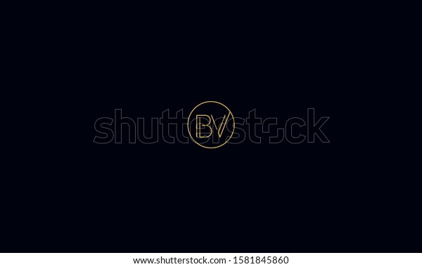 Monogram Line Art Alphabets Letters Logo Stock Vector (Royalty Free ...