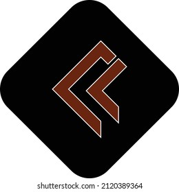 Monogram Logo Double L Letter Concept Stock Vector (Royalty Free ...