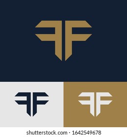 Monogram Logo Letter Ff Modern Sporty Stock Vector (Royalty Free ...