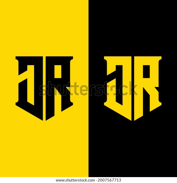 Monogram Logo Letter J R Jr Stock Vector (Royalty Free) 2007567713 ...