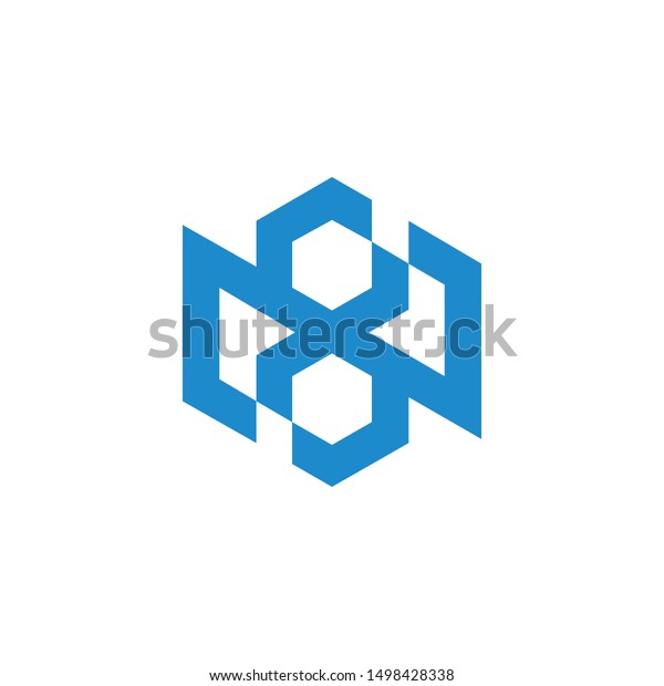 Monogram Logo N8 Modern Style Stock Vector (Royalty Free) 1498428338 ...