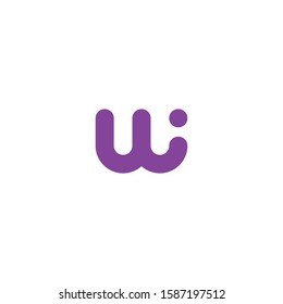 Monogram Logo Wi Letters Simple Shapes: เวกเตอร์สต็อก (ปลอดค่าลิขสิทธิ์ ...