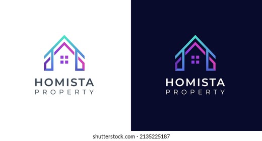 Monogram Property Logo Design Inspiration Stock Vector (Royalty Free ...