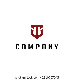 Monogram Tv Vt Anchor Symbol Logo Stock Vector (Royalty Free ...