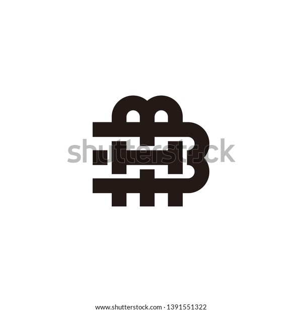 Monogram/initial MBH logo or MHB logo for Logo design inspiration