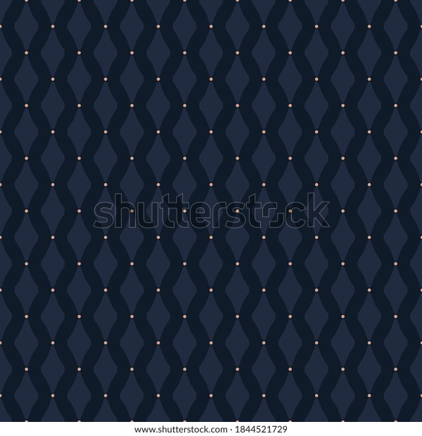 Monotone Blue Rhombus Shape Motif Pattern Stok Vektör (Telifsiz) 1844521729