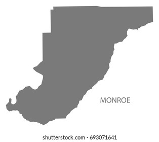 Monroe County Map Alabama Usa Grey 스톡 벡터(로열티 프리) 693071641 | Shutterstock