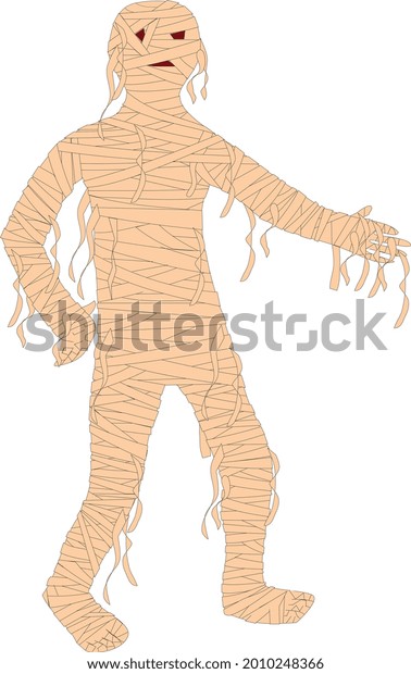 Monster Character Skeleton Character Injured Stock Vector (Royalty Free ...