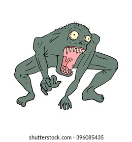 Crocodile Mutant Draw: vector de stock (libre de regalías) 797476201 ...