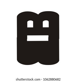 Monster Face Vector Logo Stock Vector (Royalty Free) 1062880682 ...